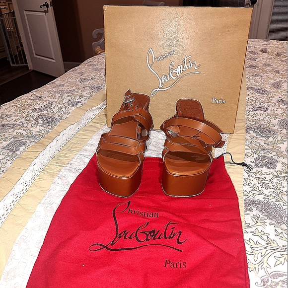 Christian Louboutin | Shoes | Christian Louboutin Red Bottom Wedges ...